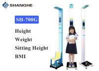 China Ultrasonic Weight Machine For Child , Voice Guidance Weight And Height Scale for sale
