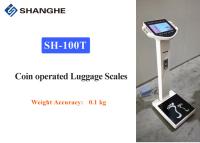 China Smart Connected Electronic Luggage Scale , Multi Languages Heavy Duty Luggage Scale for sale