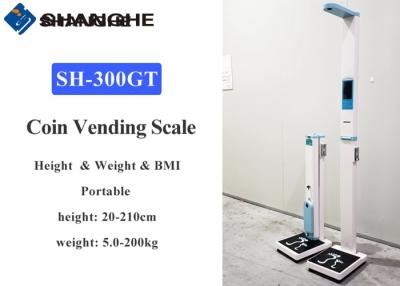 China Portable Ultrasonic Height And Weight Machine , 50HZ / 60HZ Health Check Machine for sale