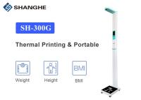 China Multi Languages Electronic Height And Weight Machine Coin Operated Flexible To Move for sale