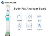 China Height / Weight / Fat Rate Body Fat Analyzer Scale Coin Operated For Gym for sale