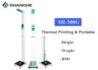 China Pharmacy Digital Scale With Height Rod 7.0 Inch LCD Display CE Approval for sale
