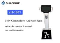China Accurate Electronic Height And Weight Machine Measuring Weight Body Fat / Muscle For Adults for sale