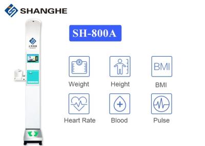 China Medical BMI Index Ultrasonic Height And Weight Machine With Voice Broadcast Function for sale