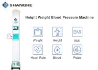 China Pharmacy Blood Pressure Measurement Digital Body Scale With Ad Screen for sale