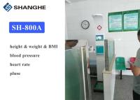 China Ultrasonic Probe Blood Pressure 180 pulse/min Health Check Kiosk for sale
