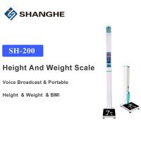 China Clinics Coins Bluetooth RS232 Height Weight Bmi Machine for sale