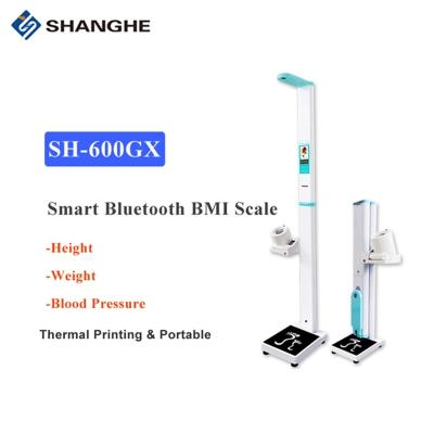 China Human Weight Height Blood Pressure 7.0'' Health Check Kiosk for sale