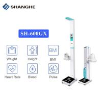 China 180 Pulses/Min 210cm AC100V Bmi Body Fat Analysis Machine for sale