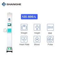 China Height And Weight Bmi Body Scale Blood Pressure Vending Machine for sale