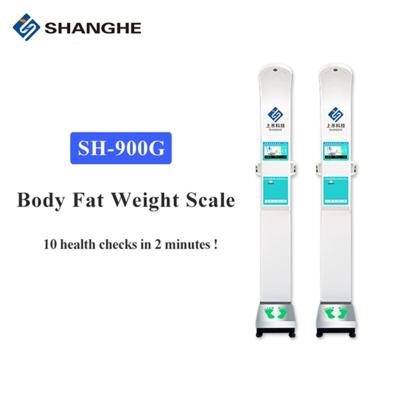 China Gym And Fitness Ultrasonic Pulse 10.1'' Weight And Height Scale for sale