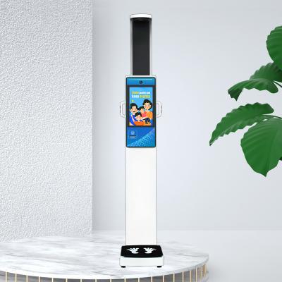 China Ultrasonic Electronic Weight and Height Scale Digital Professional Body Fat BMI Analyzer Weighing Scales for sale