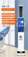 China BMI Ultrasound Body Fat Measuring Scale With Height Weight Measurement AC 240V for sale