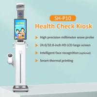 China Bluetooth Body Fat Machine 210cm Height Weight Scale Blood Pressure Weighing for sale