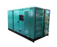 China Silent Generator Set with Noiselevel ≤ 75 DBA At 7 Meters Water Cooled Cooling System and Soundproof Steel Enclosure for sale