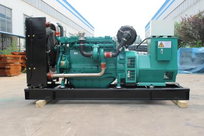 China 60 Percent Duty Cycle Open Generator Set and Open Frame Diesel Generator with 150 Liters Fuel Tank Capacity and 500 KW Power Output for sale