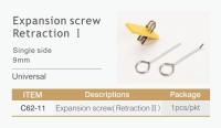 China CE ISO Orthodontic Accessories Stainless Steel Ortho Expansion Screw Retraction I for sale