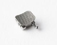 China Passive Self Ligating Orthodontic Brackets Brilliant II Silver Color for sale