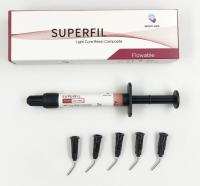 China Dental Filling Material Superfil Nano Hybrid Flowable Light Curing Composite Resin for sale