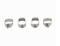 China Stainless Steel Orthodontic Bands Roth / MBT Orthodontic Premolar Bands for sale