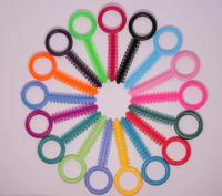 China K Shape Colored Orthodontic Elastic Ligature Tie CE ISO Certificated for sale