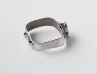 China Silver Metal Orthodontic Bands The 1st Molar Roth / MBT With Tube Cleat for sale