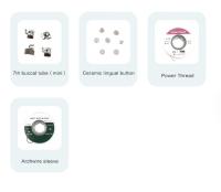 China Stainless Steel Orthodontic Accessories Lingual Button Crimpable Hook Class II for sale