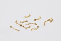 China Mesh Base Lingual Button With Chain used in various orthodontic situations for sale