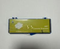 China Orthodontic E Series III Dental Self Ligating Ceramic Brackets Mesh Base for sale