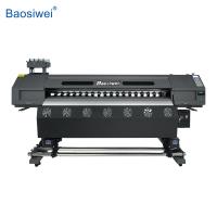 China JW-1832i Large Format Inkjet Printer 1.8m Width with 2 Epson i3200 Print Heads and 40 sqm/h Speed for sale