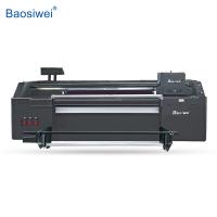China Baosiwei Mesh Belt Hybrid UV Printer 2.2m with 6 i3200 Printheads - 103 sqm/h Speed, 5000W Power for sale