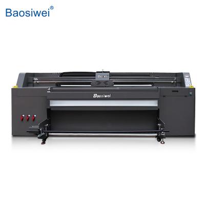 China Baosiwei Mesh Belt Hybrid UV Printer 1.8m Width with 46m²/h Speed and 4 i3200-U1 Printheads for sale