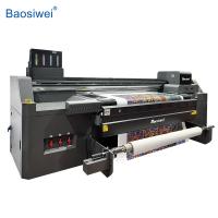 China High-Speed Leather Roll-to-Roll Printer 1.9m-2.2m Width with 8 i3200 Printheads and 100-140 sqm/h Production Speed for sale