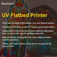 China UV Flatbed Printer 60x90cm with 3 Epson i3200 Printheads - 1.7KW Industrial Printing System for sale