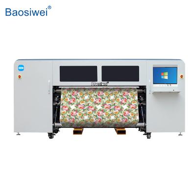 China Dye Sublimation Textile Printer 1.9m Width 16 Printheads 600 m²/h Production Speed Industrial Rubber Roller for sale