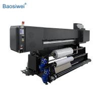 China Baosiwei Dye Sublimation Textile Printer 2.2m with 8 i3200 Printheads - 320 sqm/h Production Speed for sale