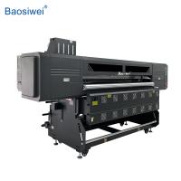 China Baosiwei Dye Sublimation Textile Printer 2.2m with 8 i3200 Printheads - 320 sqm/h Production Speed for sale