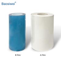 China UV DTF AB Film 30cm x 100m / 60cm x 100m - 150um PET Crystal Label for Industrial Printing for sale