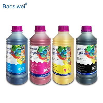 China Baosiwei Eco Solvent Ink 1000ml for Epson i3200 Digital Printing with 20-40 Surface Tension for sale