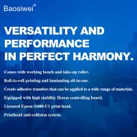 China UV DTF Printer 30cm with Epson i1600-U1 Print Head | 2-3 Printheads | 500ml Ink Capacity for sale