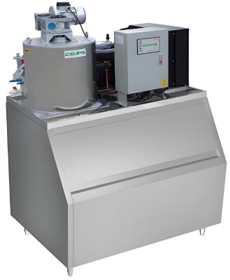 China Heavy Duty Premium Solid Flat Cut Ends Tube Ice Machine 380V 7800kg for sale