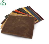 China Waterproof PU Color Coating Fabric Twill Fabric with Dry Waxed Canvas Carcoats Windcheaters, Wind-Jacket Fabric for sale