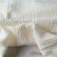 China 40S Gauze Crinkle Cotton Fabric Woven 100% Cotton Tie Dyed Crepe Gauze Fabric for Underwear Shirt Nightwear Garment for sale