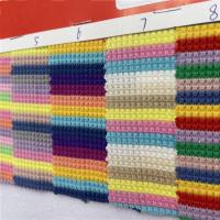 China 300Gsm Tie Dyed 96.5%Cotton 3.5%Spandex Waffle Knit Fabric Cotton 4 Way Stretch Waffle Stripe Knitted Fabric for sale