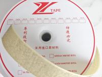 China Heat resistant 300 degrees Celsius fireproof flame retardant metal stainless steel hook aramid loop straps tapes for high temperature resistant fastener binding tape for sale