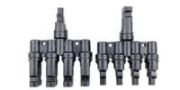 China 4to1 Mc4 T Branch Solar Panel Connector Tinned Copper Contact Materials IP65 for sale