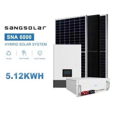 China 6KW 12KW 18KW Storage 10kw Complete off grid solar battery system for home for sale