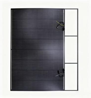 China SHFM-430-T3 430W Flexible Solar Panel - N-TOPCON Cell, High Efficiency 21.4%, IP68, 25-Year Warranty for sale