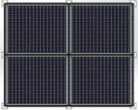 China 135W Monocrystalline Anti-Slip Tempered Glass Solar Floor Tile with 25-Year Output Warranty for sale