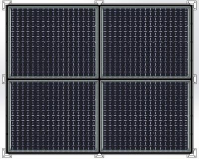 China 135W Monocrystalline Anti-Slip Tempered Glass Solar Floor Tile with 25-Year Output Warranty for sale